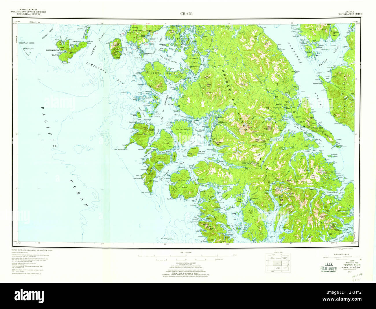 Craig map hi-res stock photography and images - Alamy