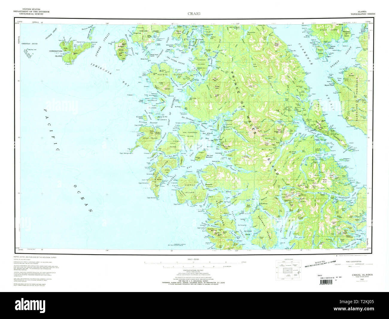 Craig map hi-res stock photography and images - Alamy