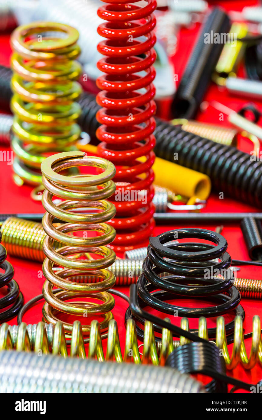 Springs of different sizes hi-res stock photography and images - Alamy
