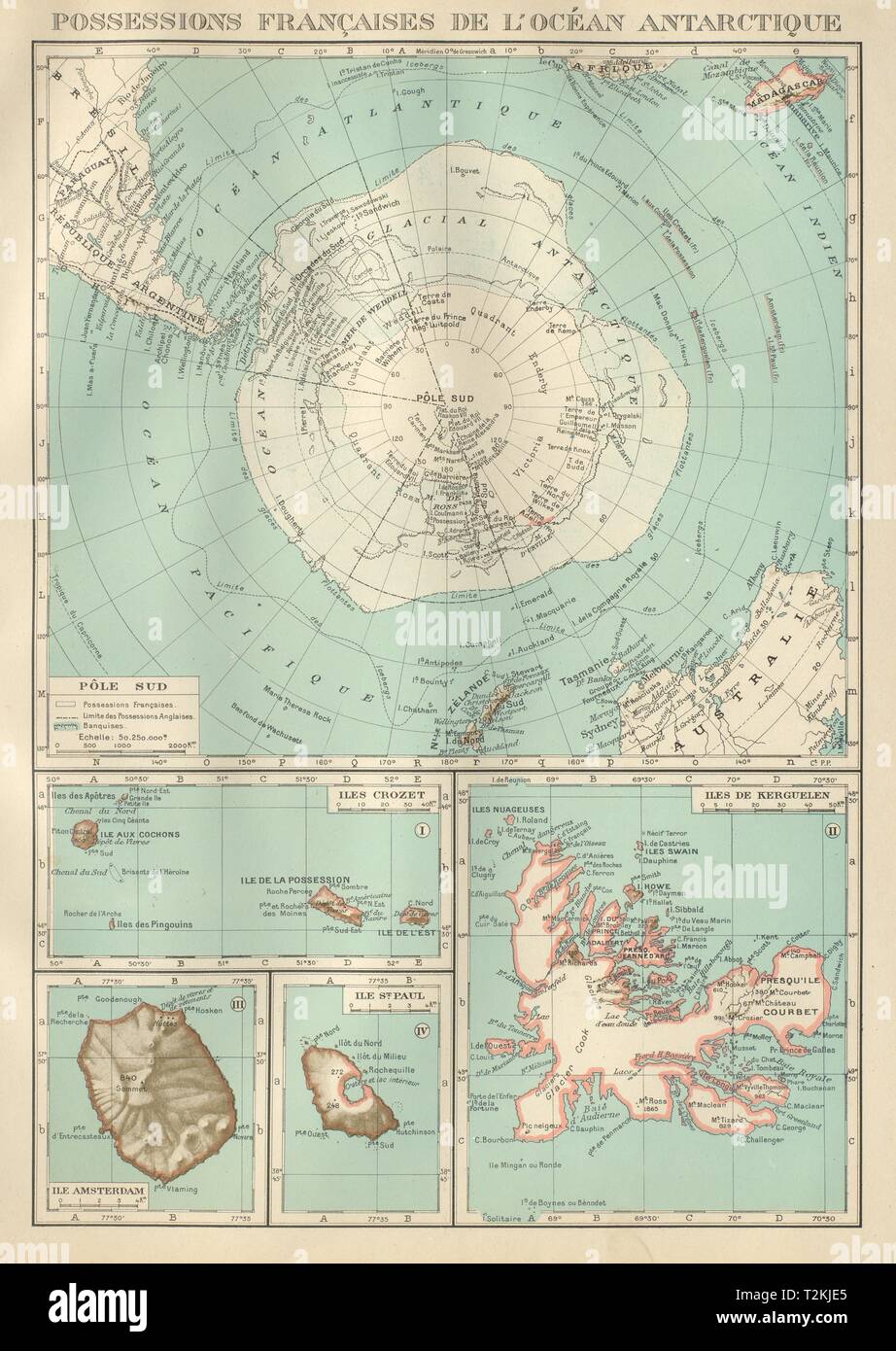 FRENCH ANTARCTIC Terres australes françaises Crozet Amsterdam Kerguelen ...