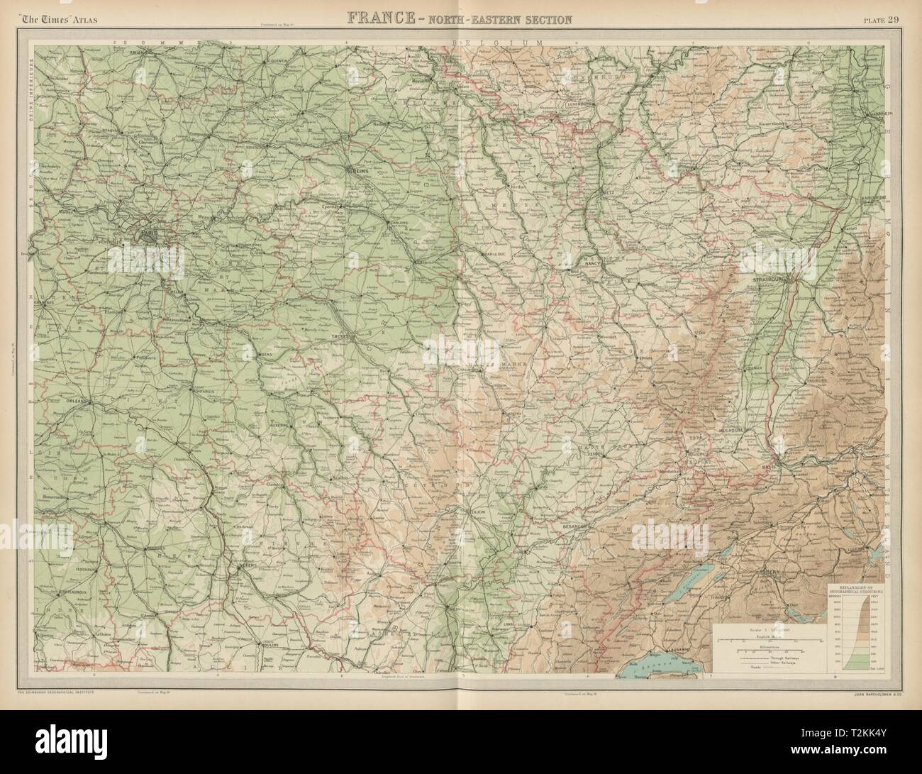 NE France. Champagne Burgundy Alsace Lorraine Franche Comté. THE TIMES ...