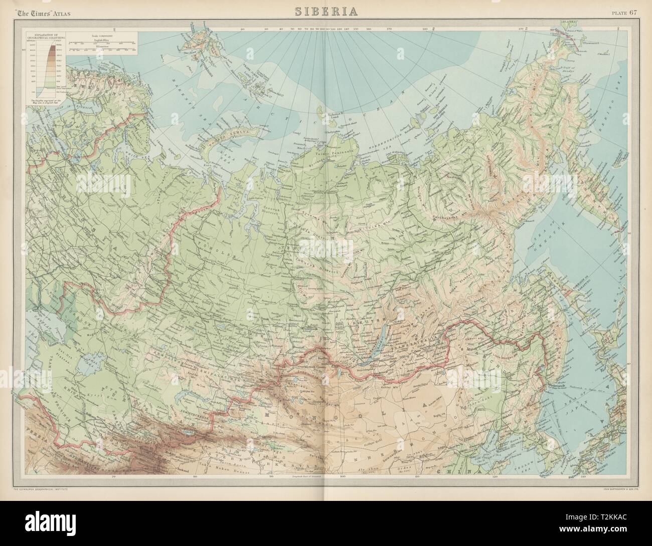 Siberia. Russia. Uryankhansk Country unresolved border. THE TIMES 1922 ...