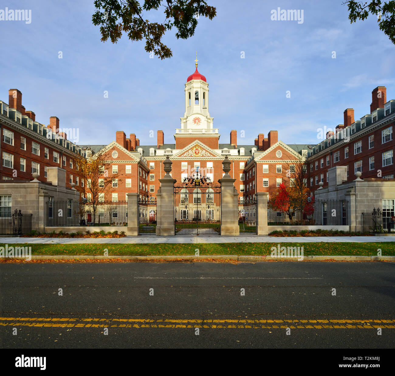 Harvard university gate hi-res stock photography and images - Alamy