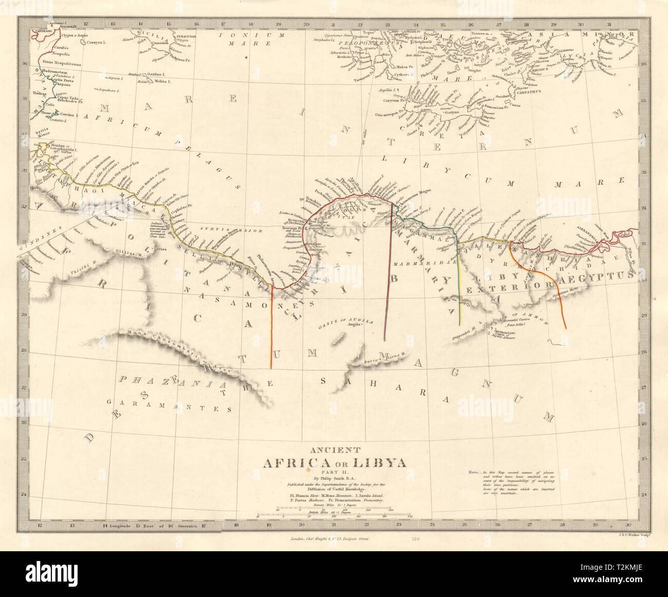 ANCIENT NORTH AFRICA. Syrtis Minor to Alexandria. Libya Egypt. SDUK ...