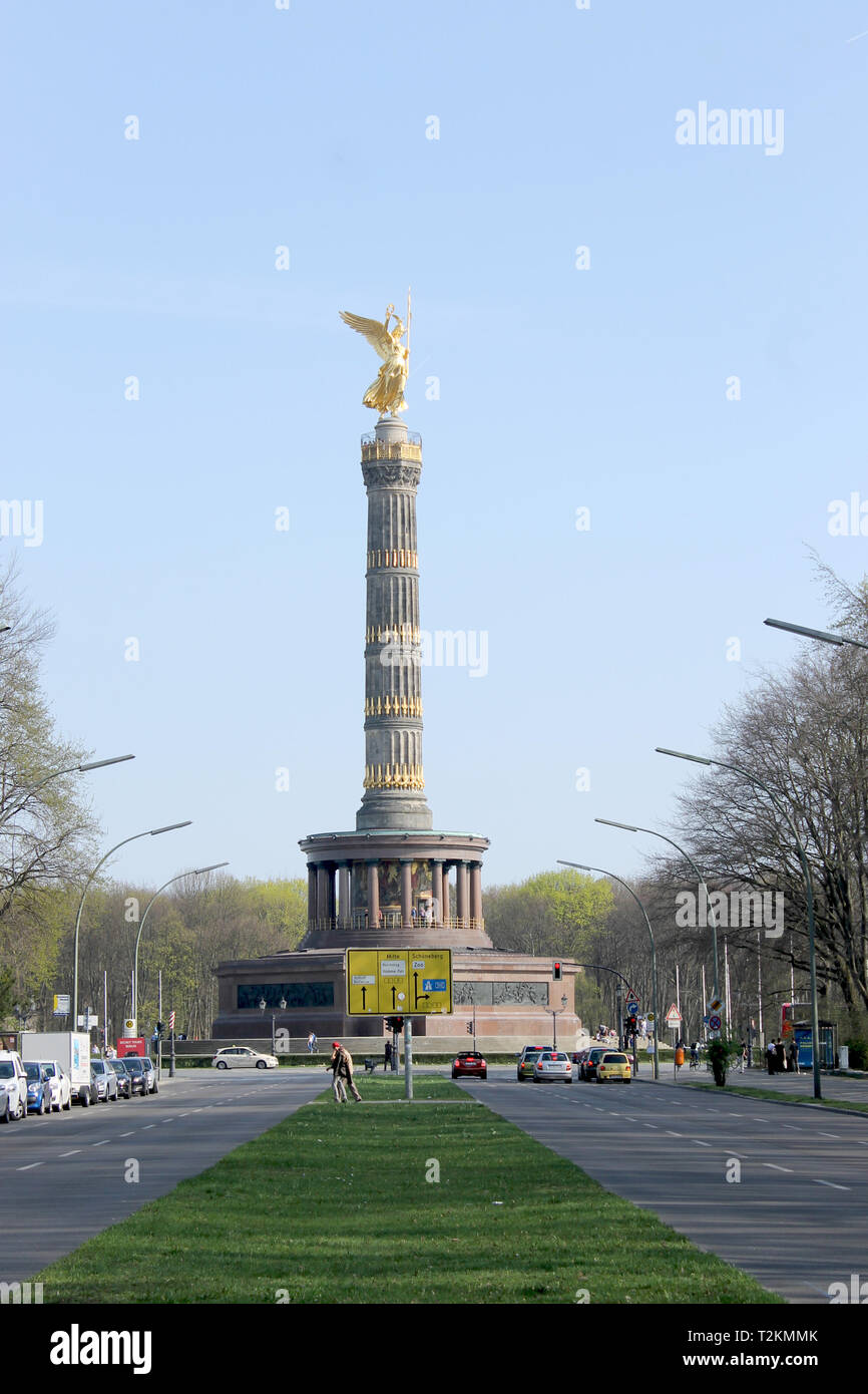 Berlin Victory Column Stock Photo - Alamy