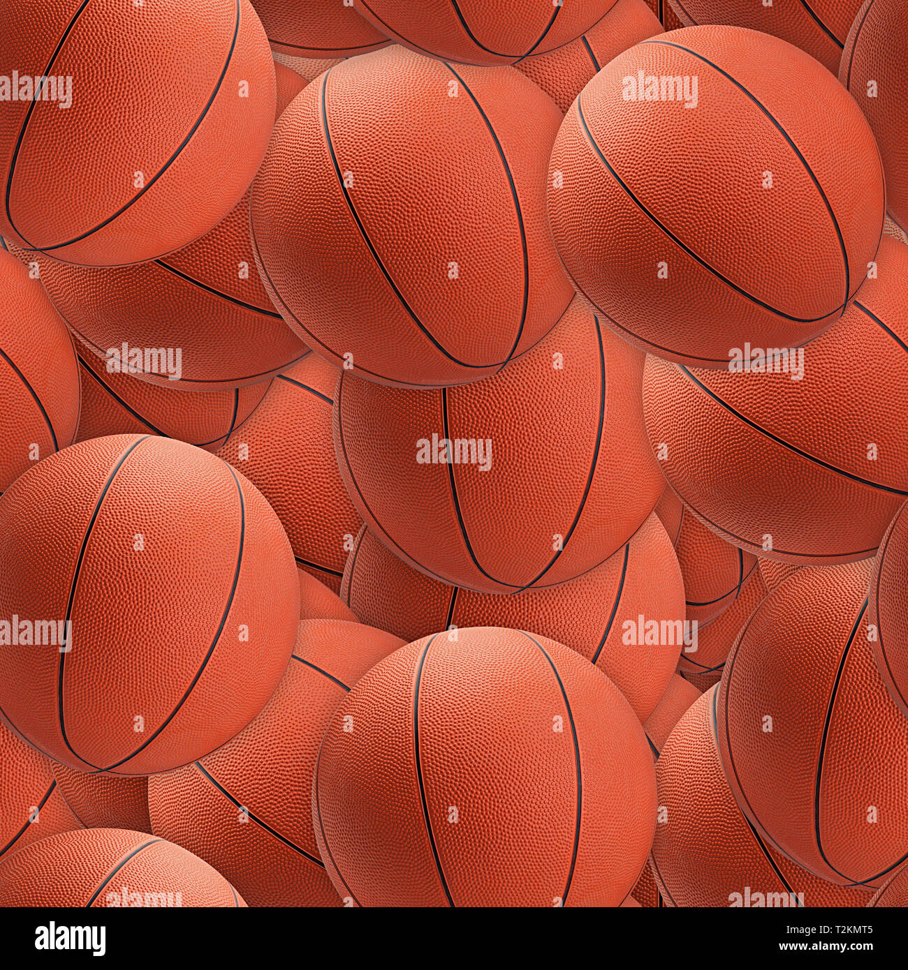 Basketballs Seamless Texture Tile Stock Photo - Alamy