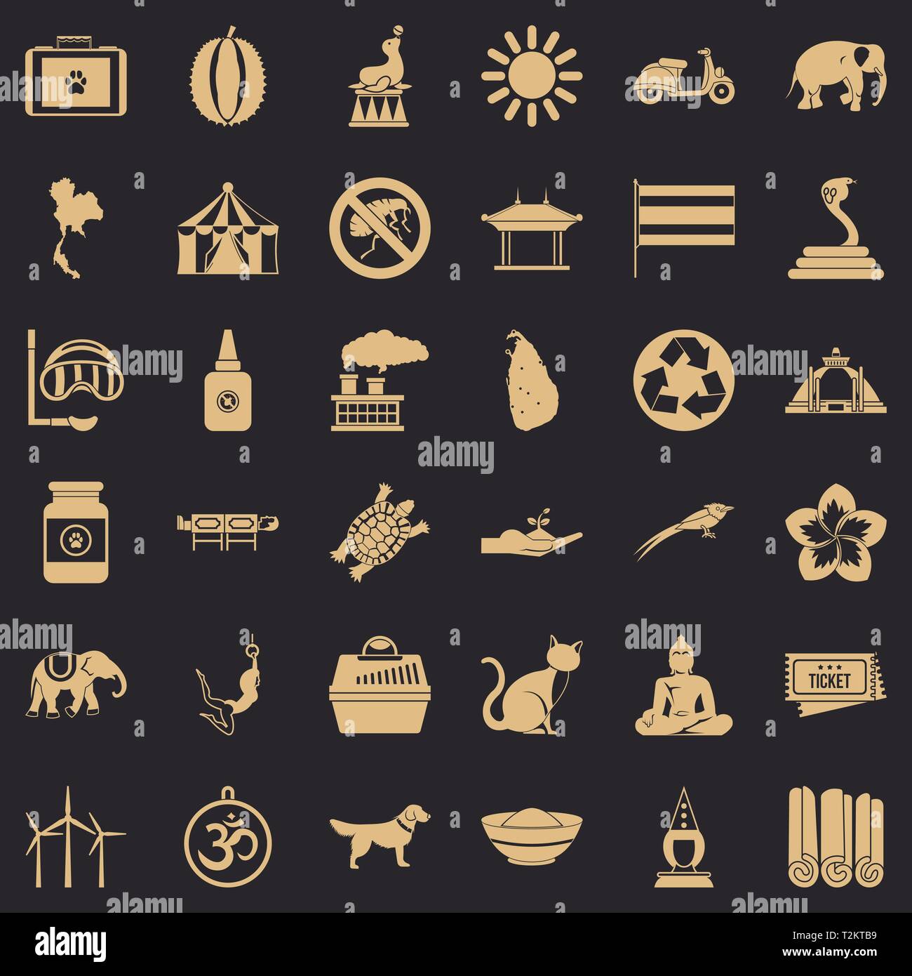 Elephant gate design Stock Vector Images - Alamy