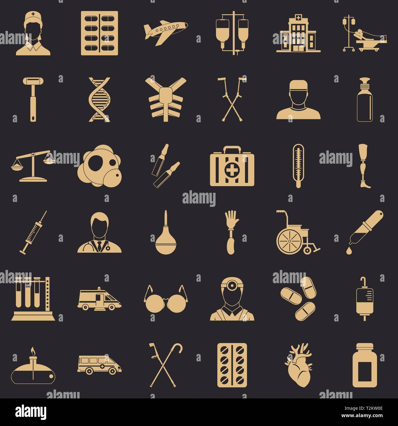 Hospital bed woman blood Stock Vector Images - Alamy