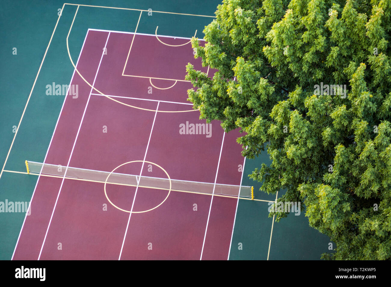 Basketball net top view hi-res stock photography and images - Alamy