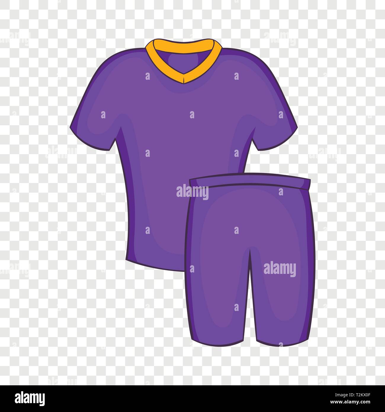 Football uniforms icon in cartoon style isolated on background for any ...