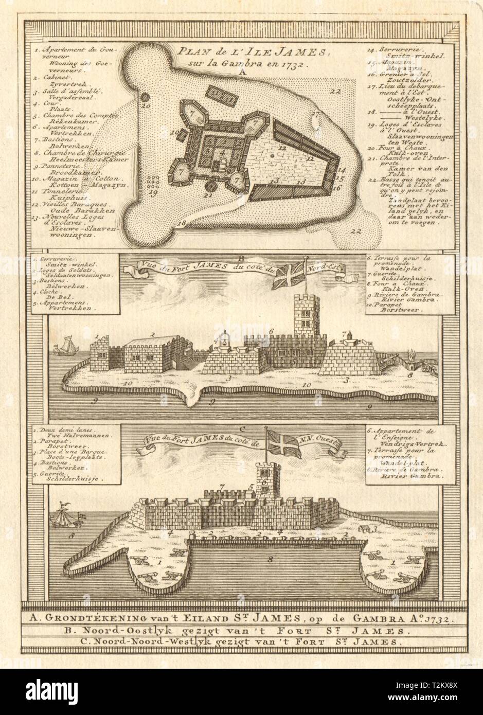 James fort map hi-res stock photography and images - Alamy
