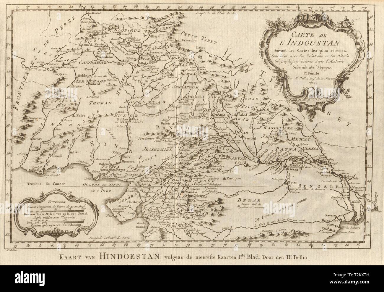Map of india 18th century hi-res stock photography and images - Alamy