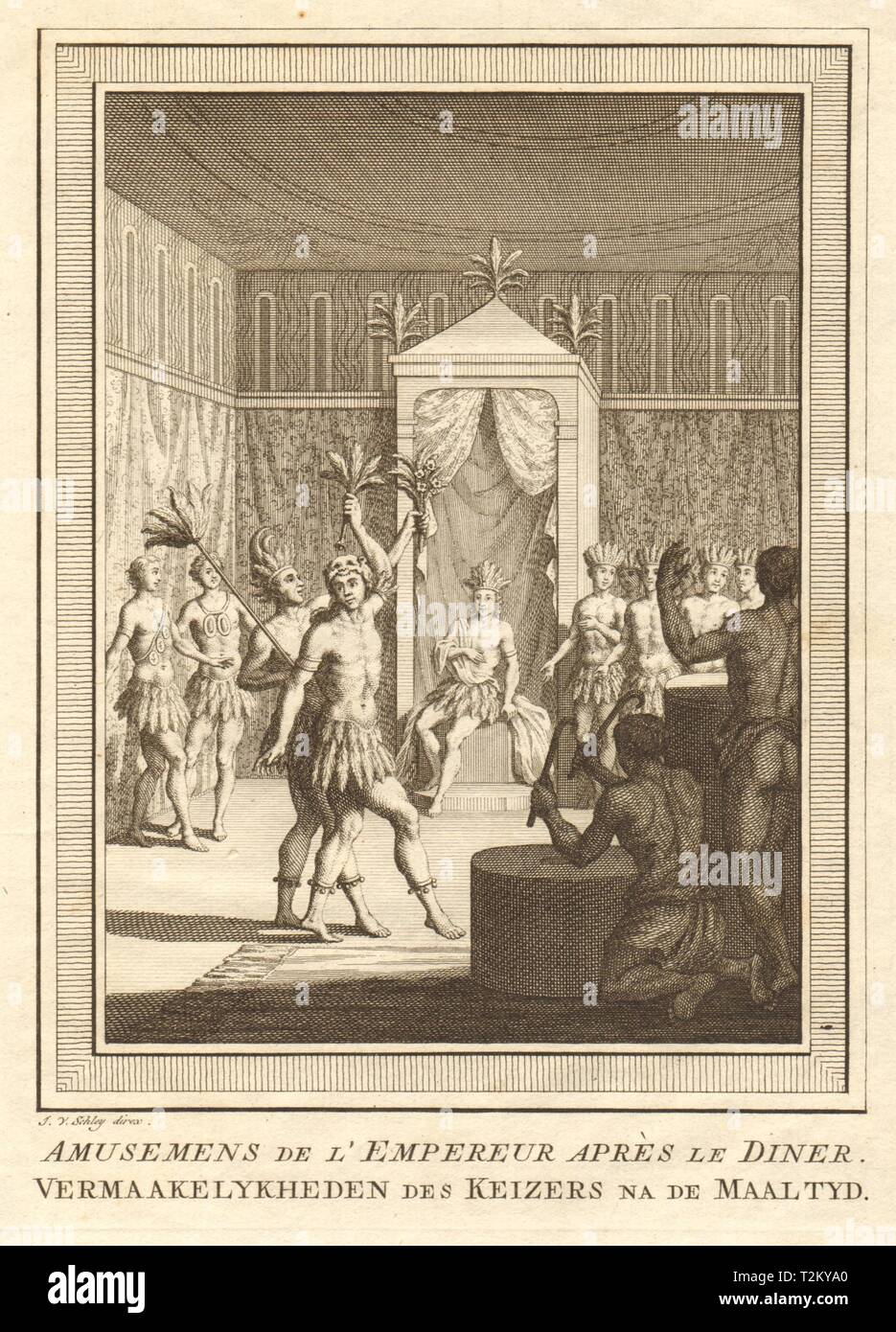 Tenochtitlan-Mexico. Emperor's entertainment. Likely Moctezuma II ...