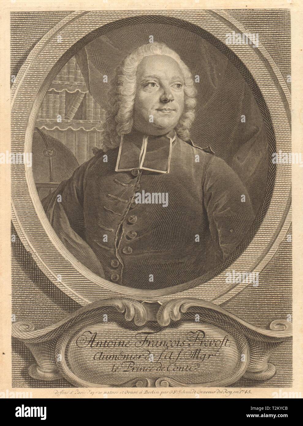 Antoine Francois, Abbé Prevost, Chaplain of Monsignor the Prince de ...