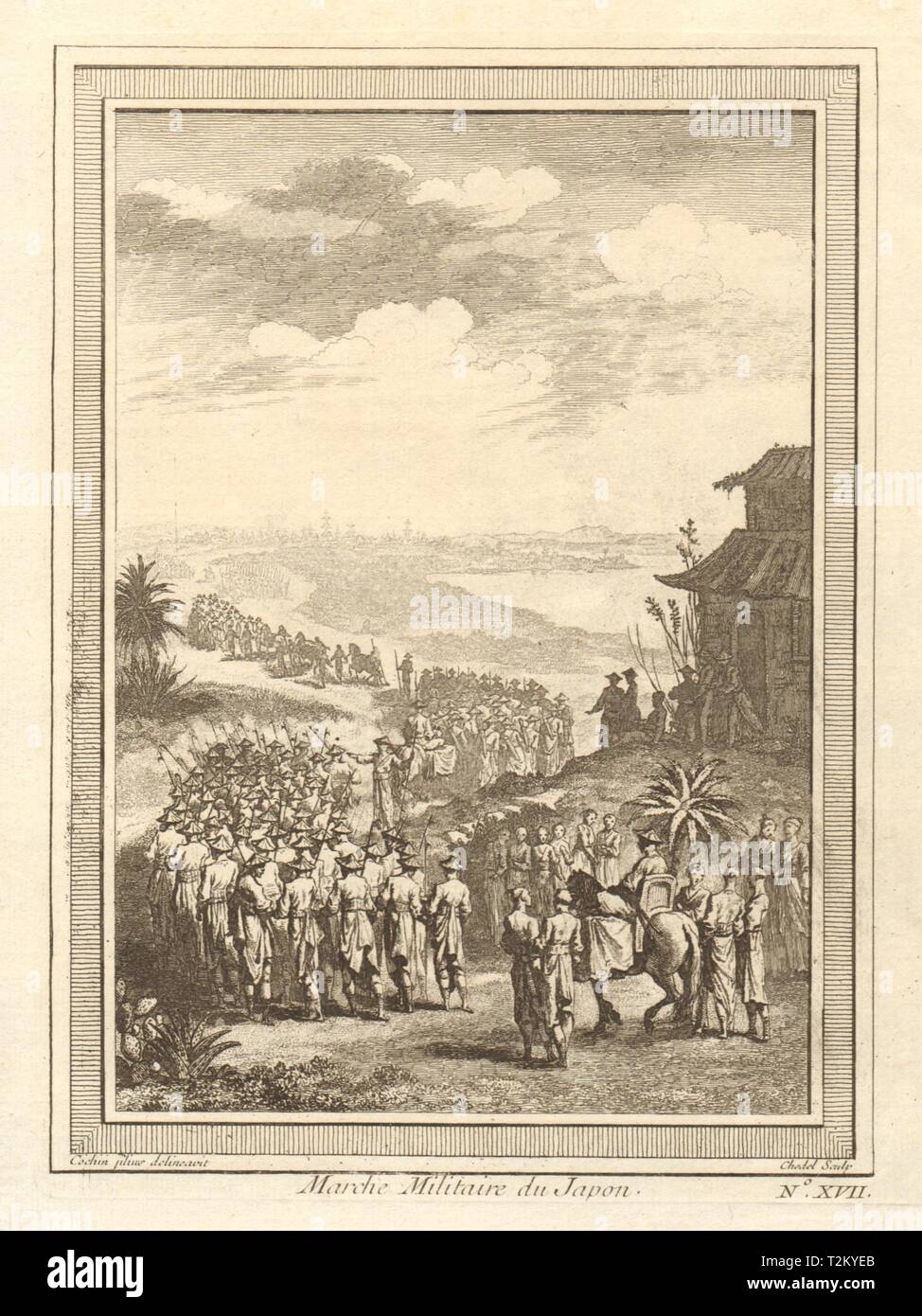 'Marche Militaire du Japon'. Japanese military march 1746 old antique ...