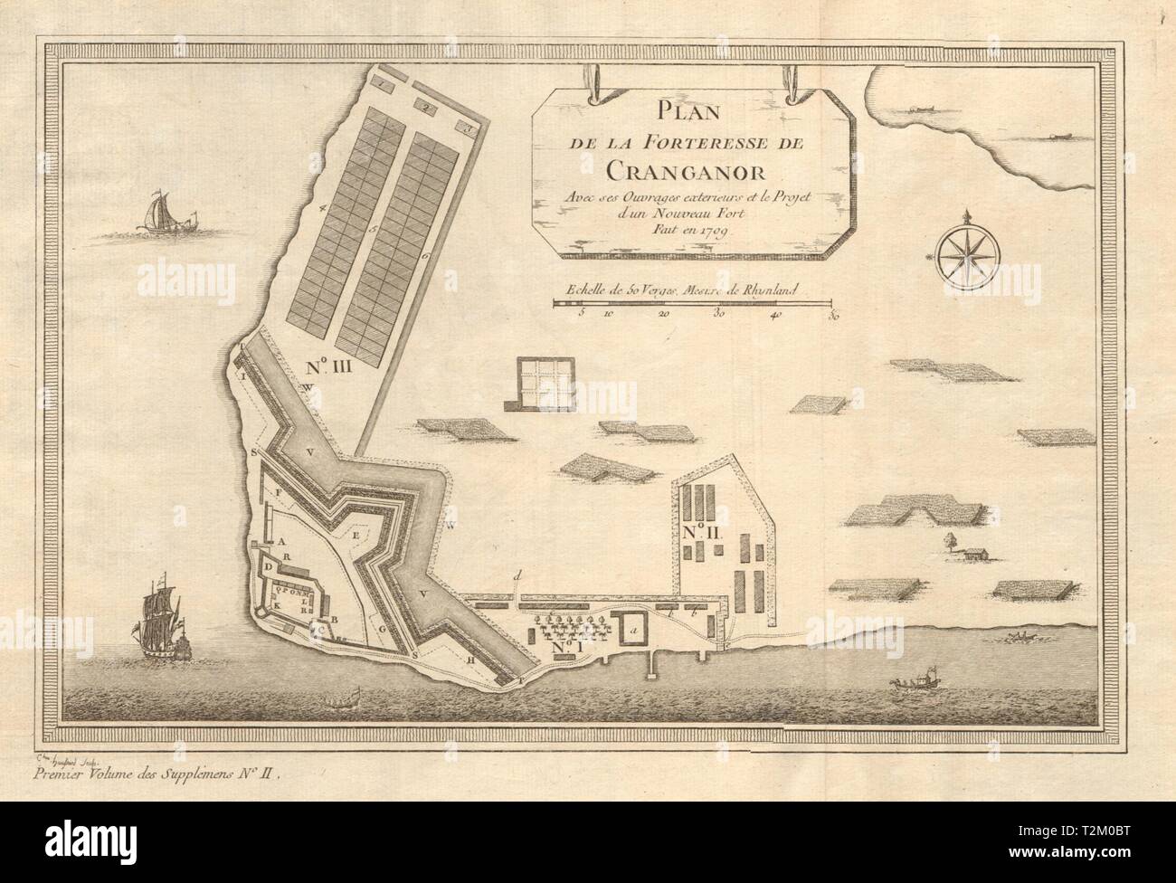 'La Forteresse de Cranganor'. Kodungallur Fortress Kerala India. BELLIN ...