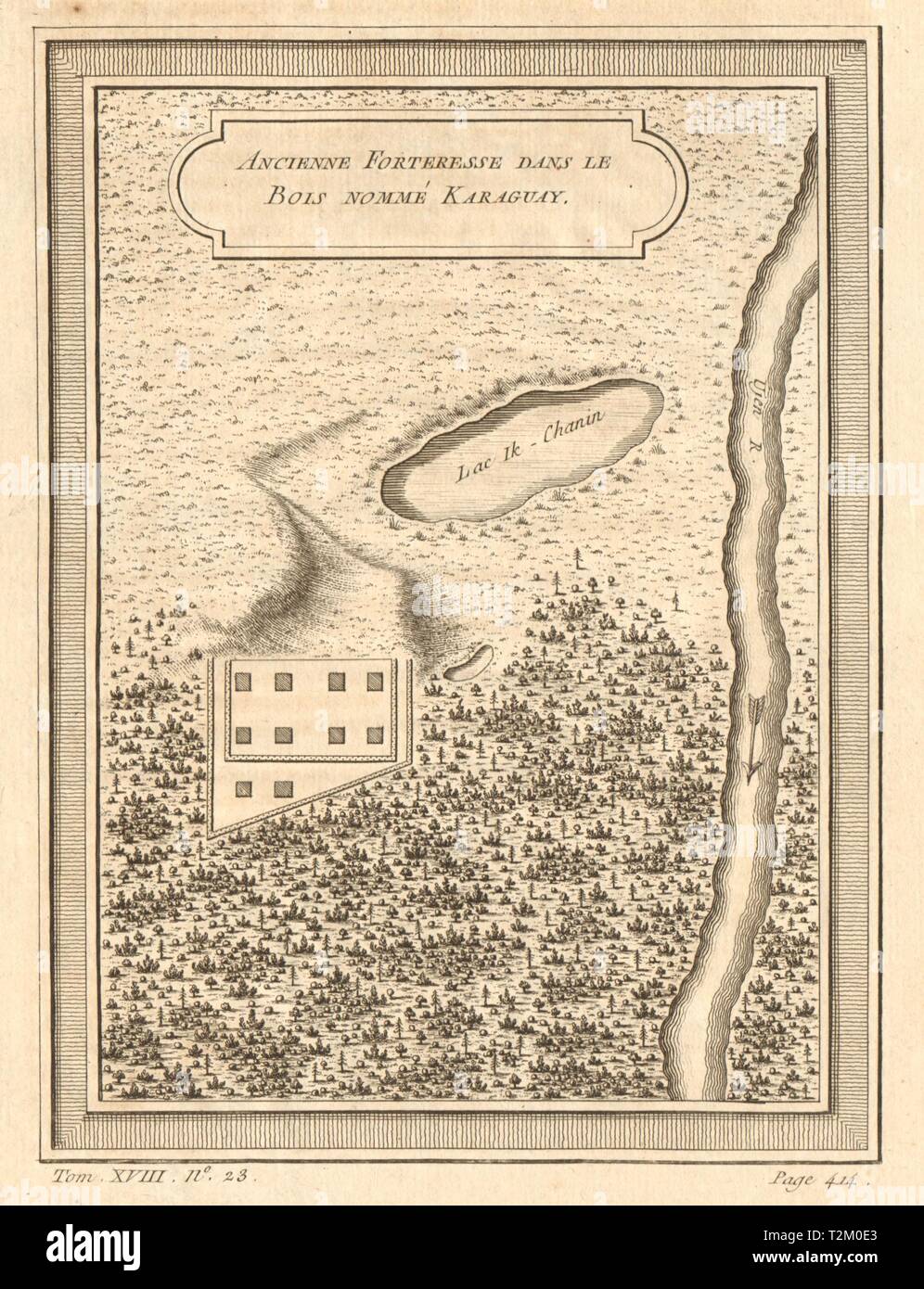 Ancient Fortress in the wood named Karagay, Perm Krai, Russia. BELLIN ...