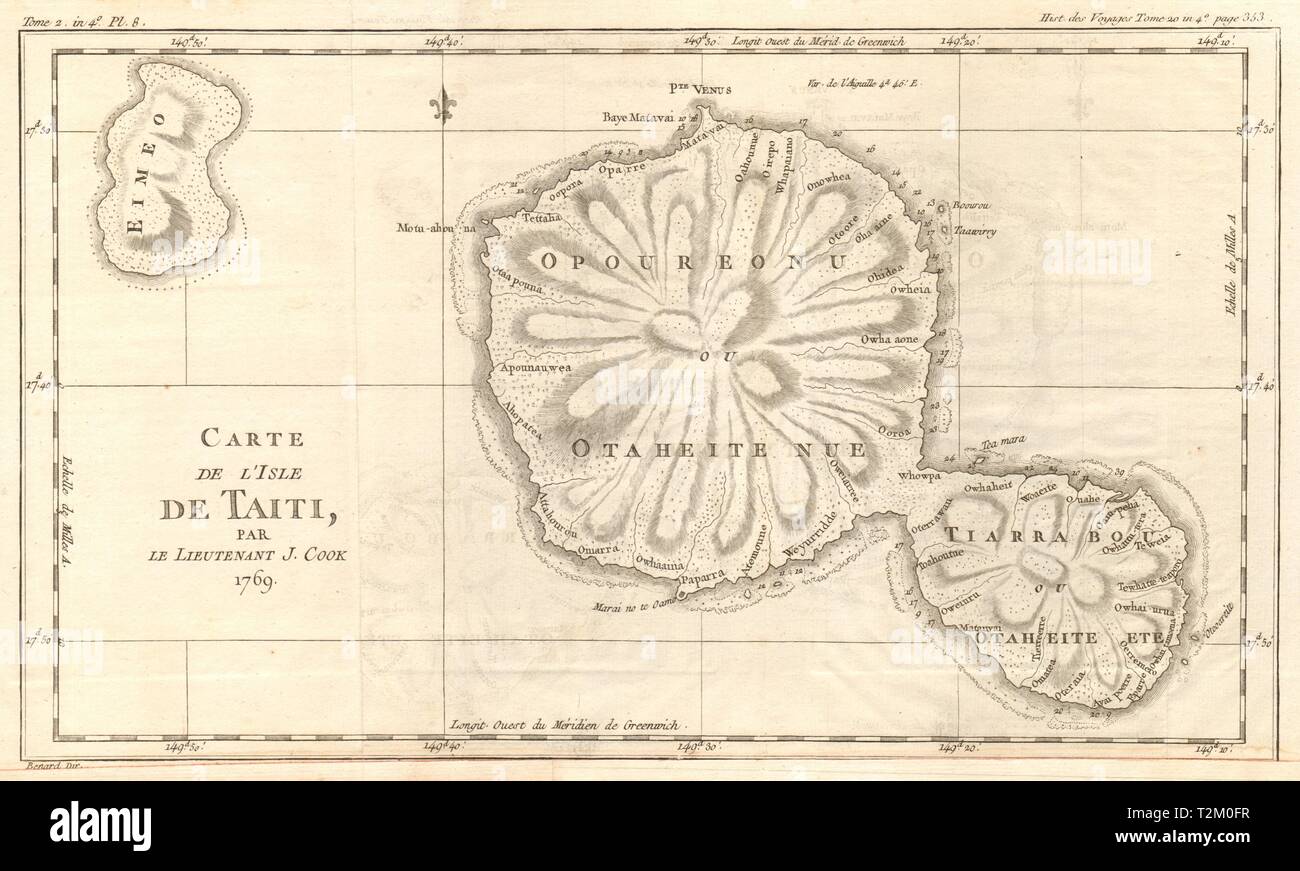Captain cook tahiti hi-res stock photography and images - Alamy