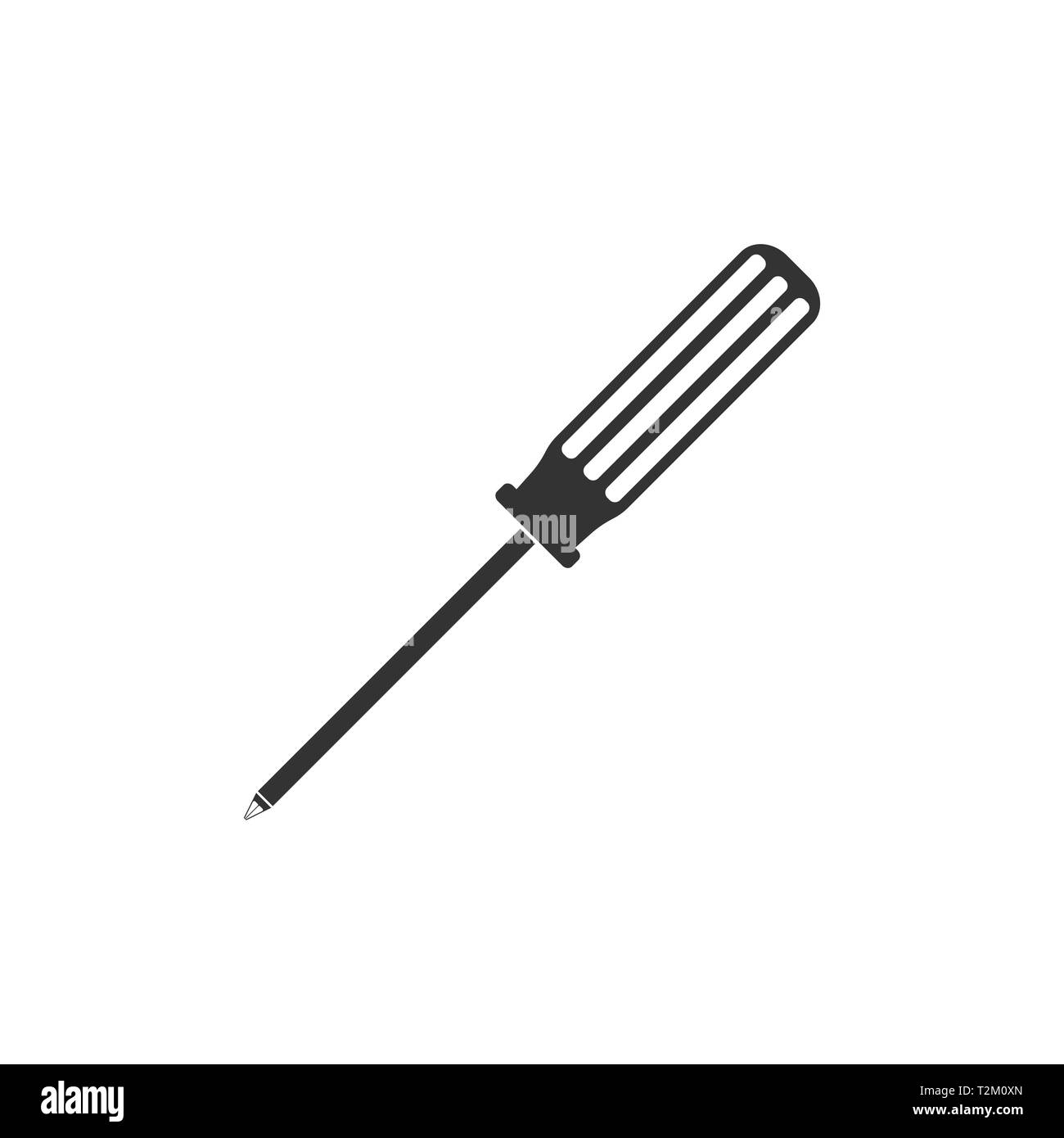 Screwdriver icon. Vector illustration flat design Stock Vector Image ...