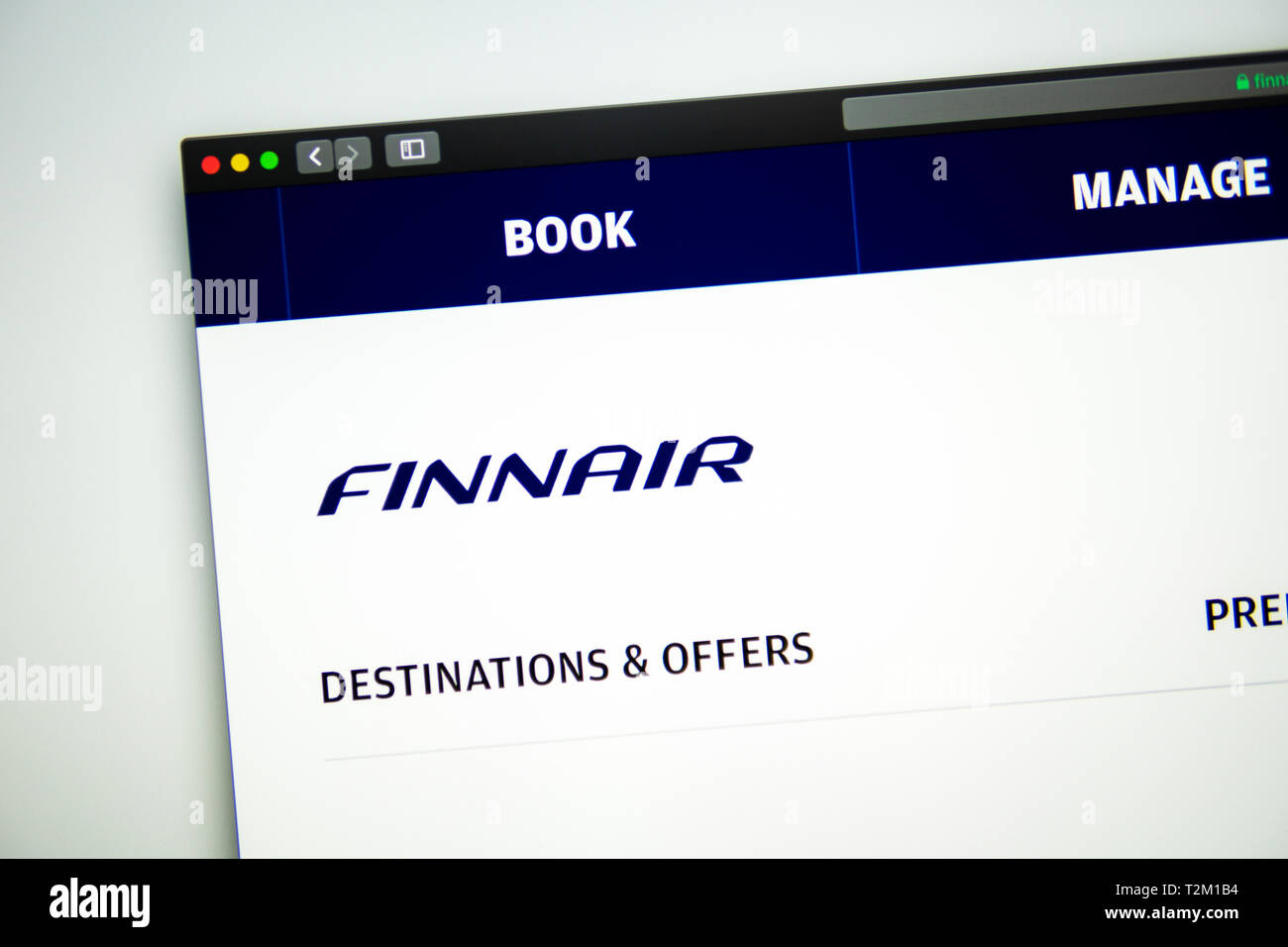 Finnair service hi-res stock photography and images - Alamy