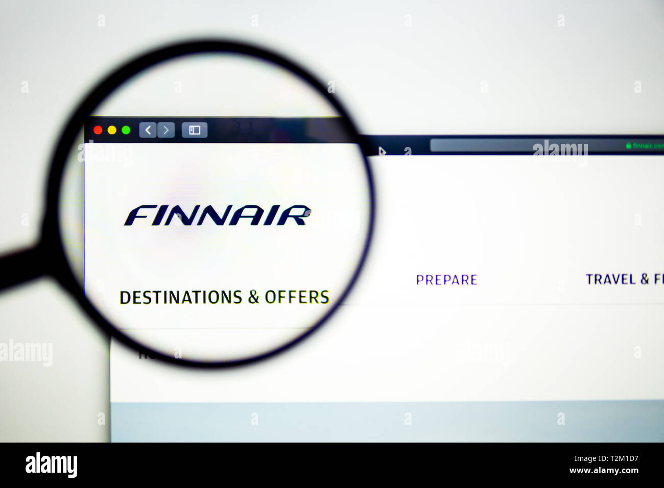 Finnair logo hi-res stock photography and images - Alamy