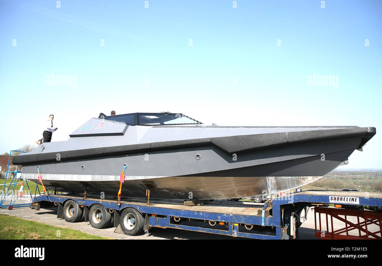 Defence Secretary Gavin Williamson visits the Portsdown Technology Park ...