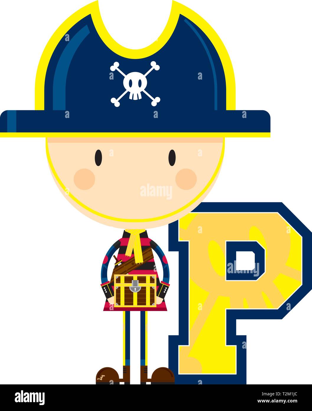 P is for pirate Stock Vector Images - Alamy