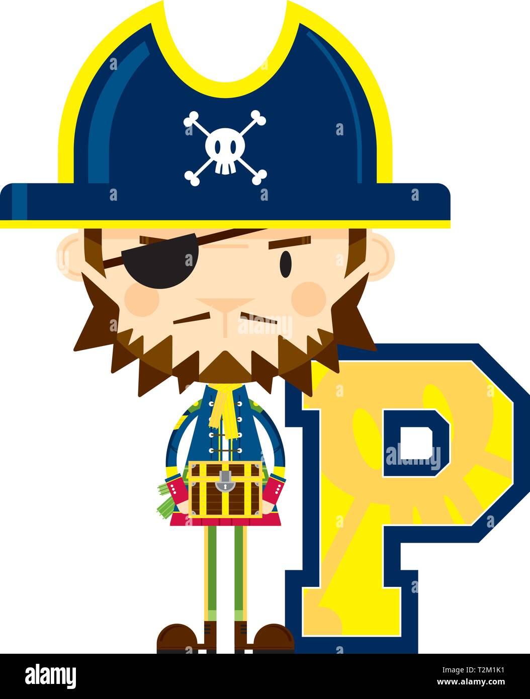 P is for pirate Stock Vector Images - Alamy