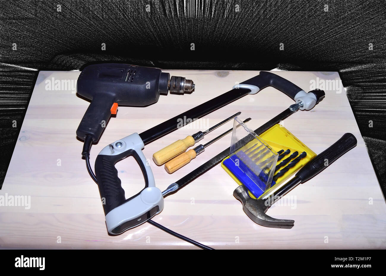 Various mechanical tools for mechanics and builders Stock Photo - Alamy