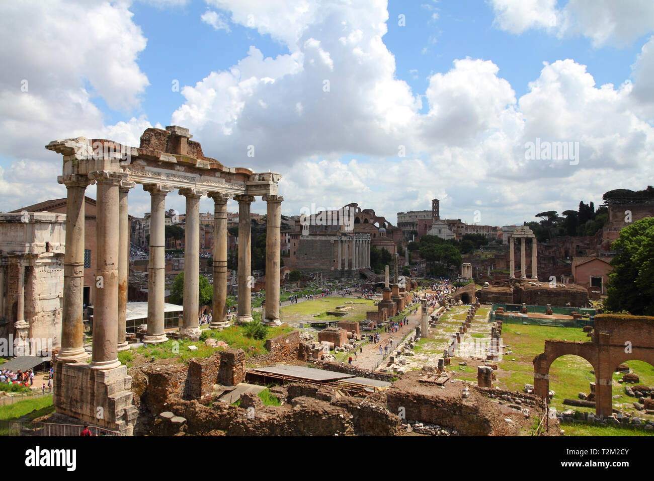 Rome, Italy. One of the most famous landmarks in the world - Roman ...