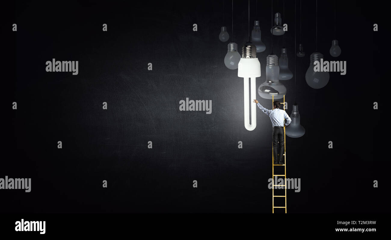 Light bulb balancing on hi-res stock photography and images - Alamy
