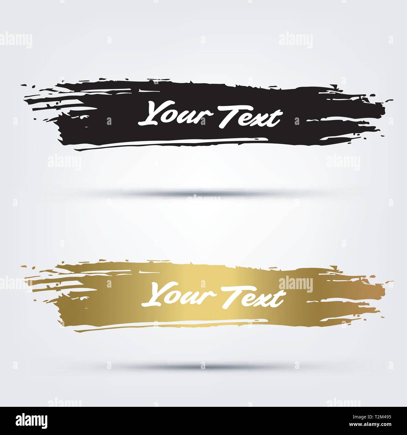 Black acrylic paint Stock Vector Images - Alamy