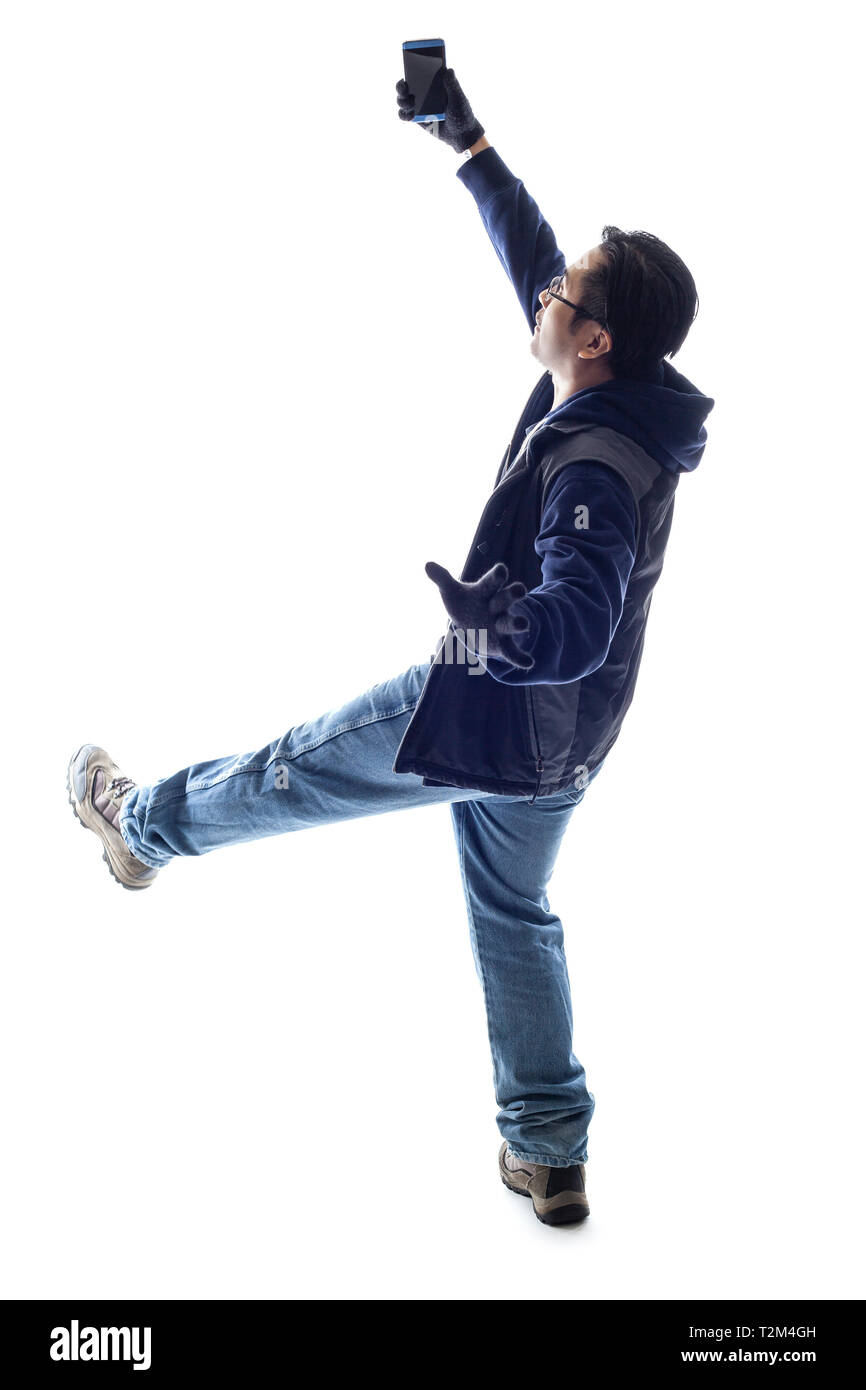 Tripping man falling Cut Out Stock Images & Pictures - Alamy