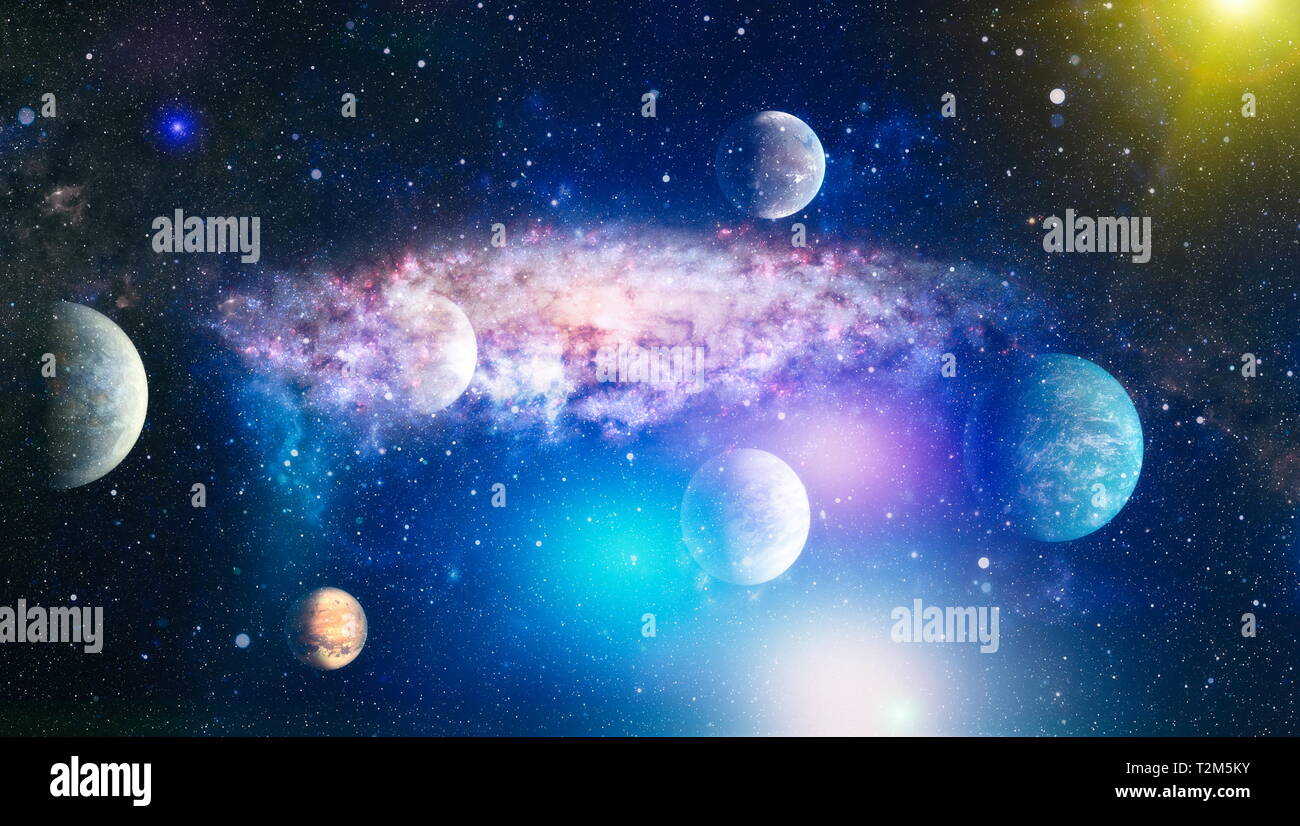 Colorful deep space. Universe concept background. Elements of this ...