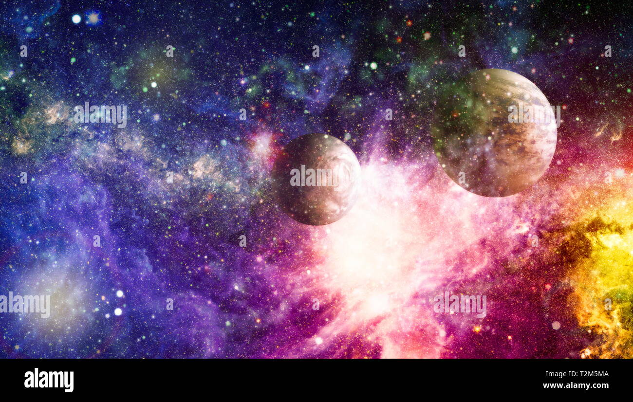 Colorful deep space. Universe concept background. Elements of this ...