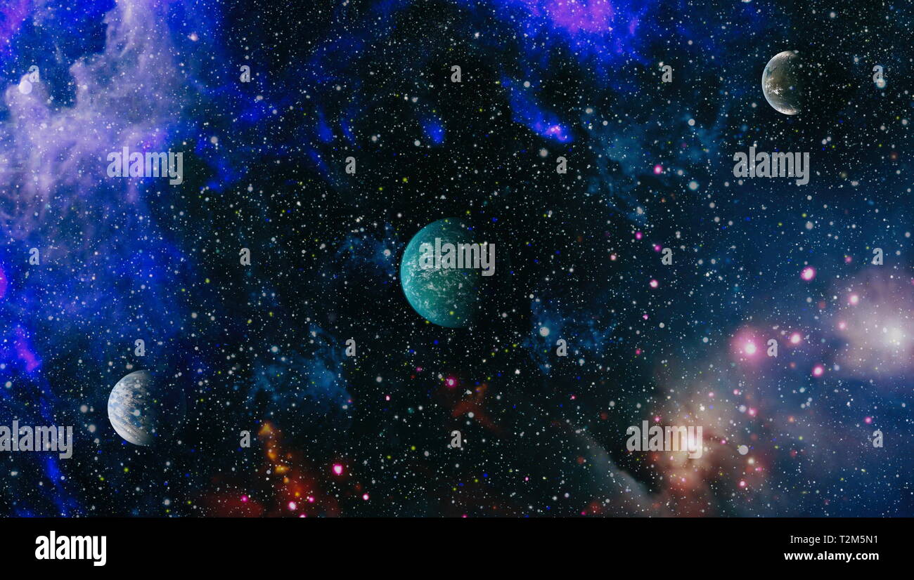 Colorful deep space. Universe concept background. Elements of this ...