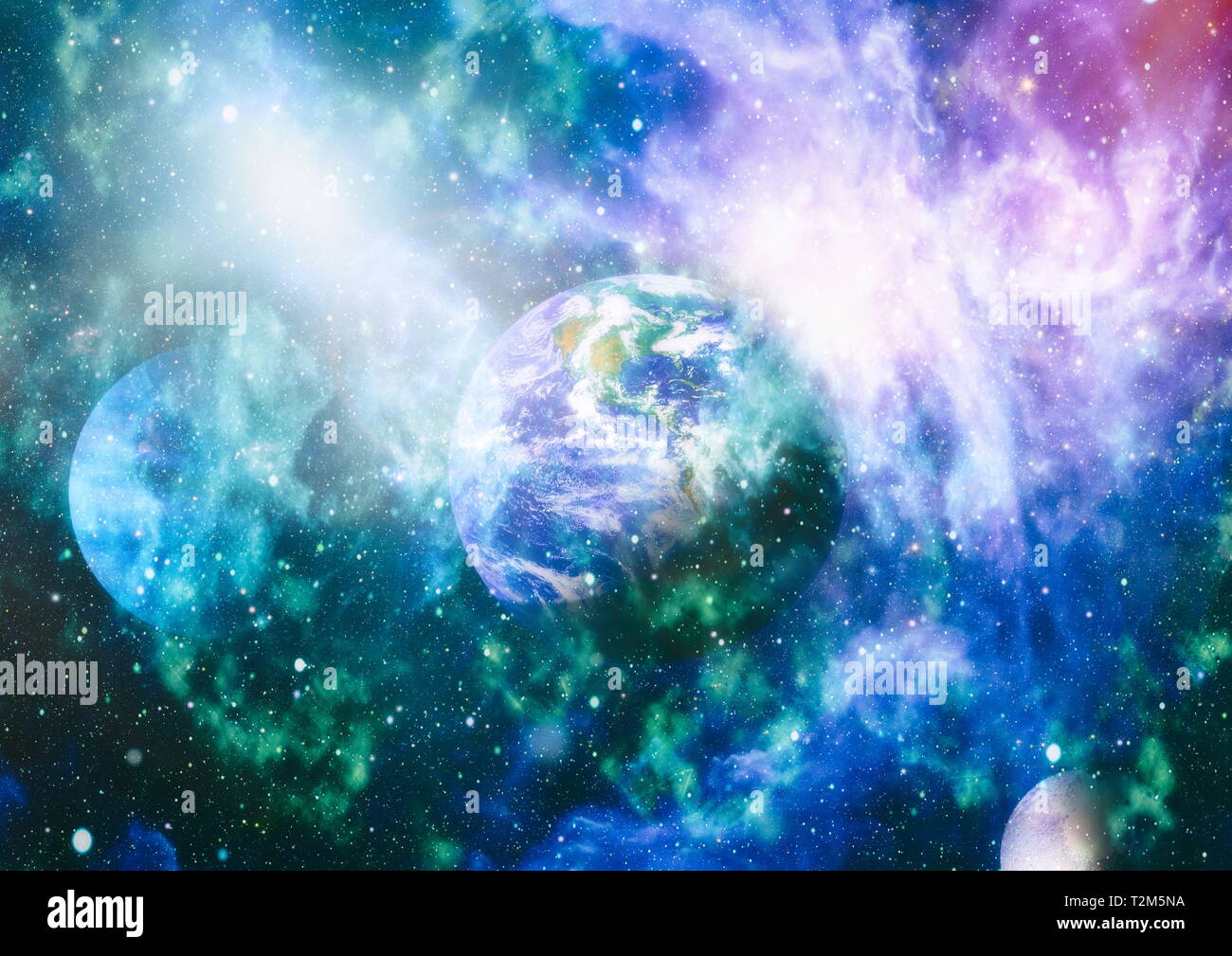 Colorful deep space. Universe concept background. Elements of this ...