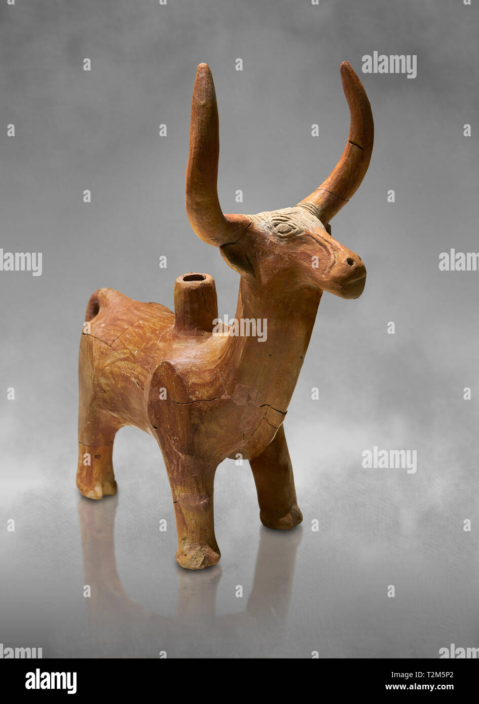 Hittite Terracotta statue of a bull - 17th-16th century BC - Hattusa ...