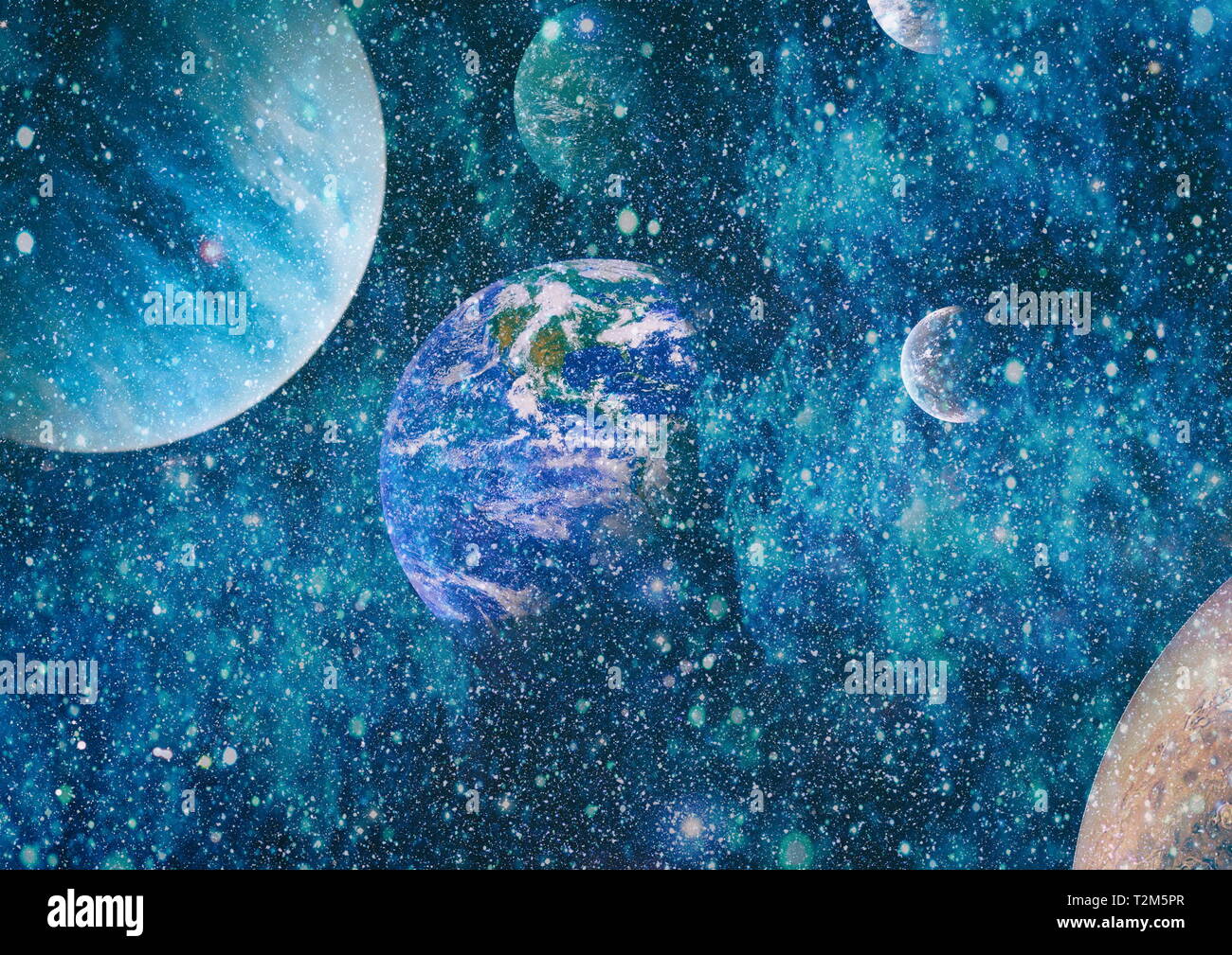 Colorful deep space. Universe concept background. Elements of this ...