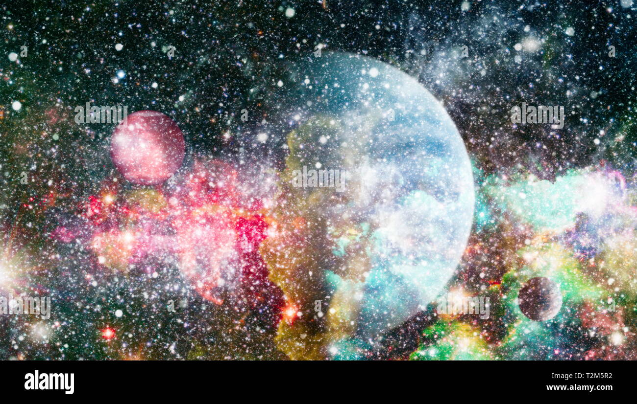 Colorful deep space. Universe concept background. Elements of this ...