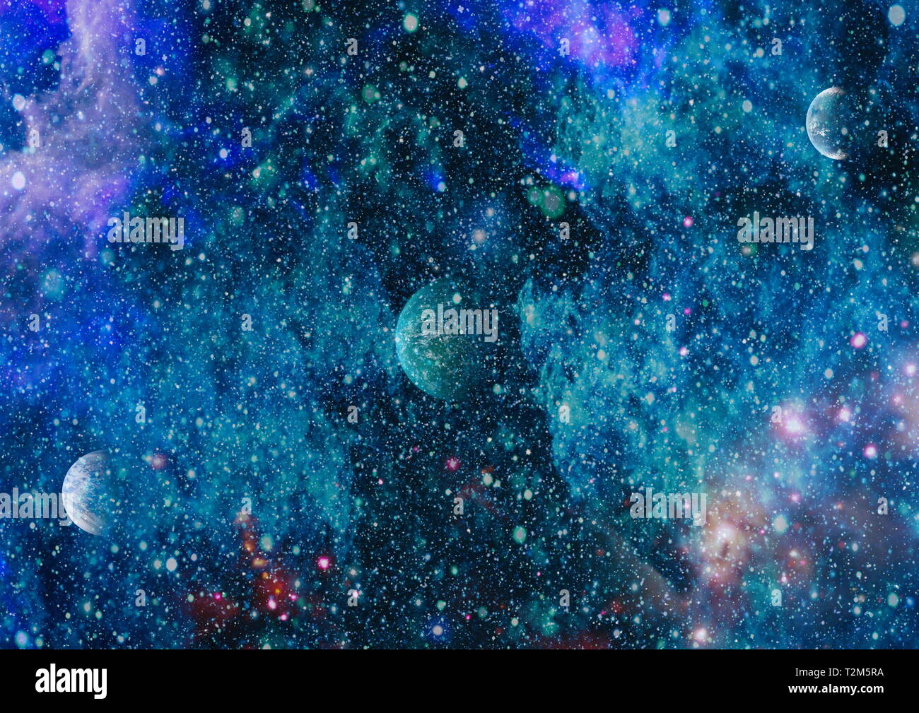 Colorful deep space. Universe concept background. Elements of this ...