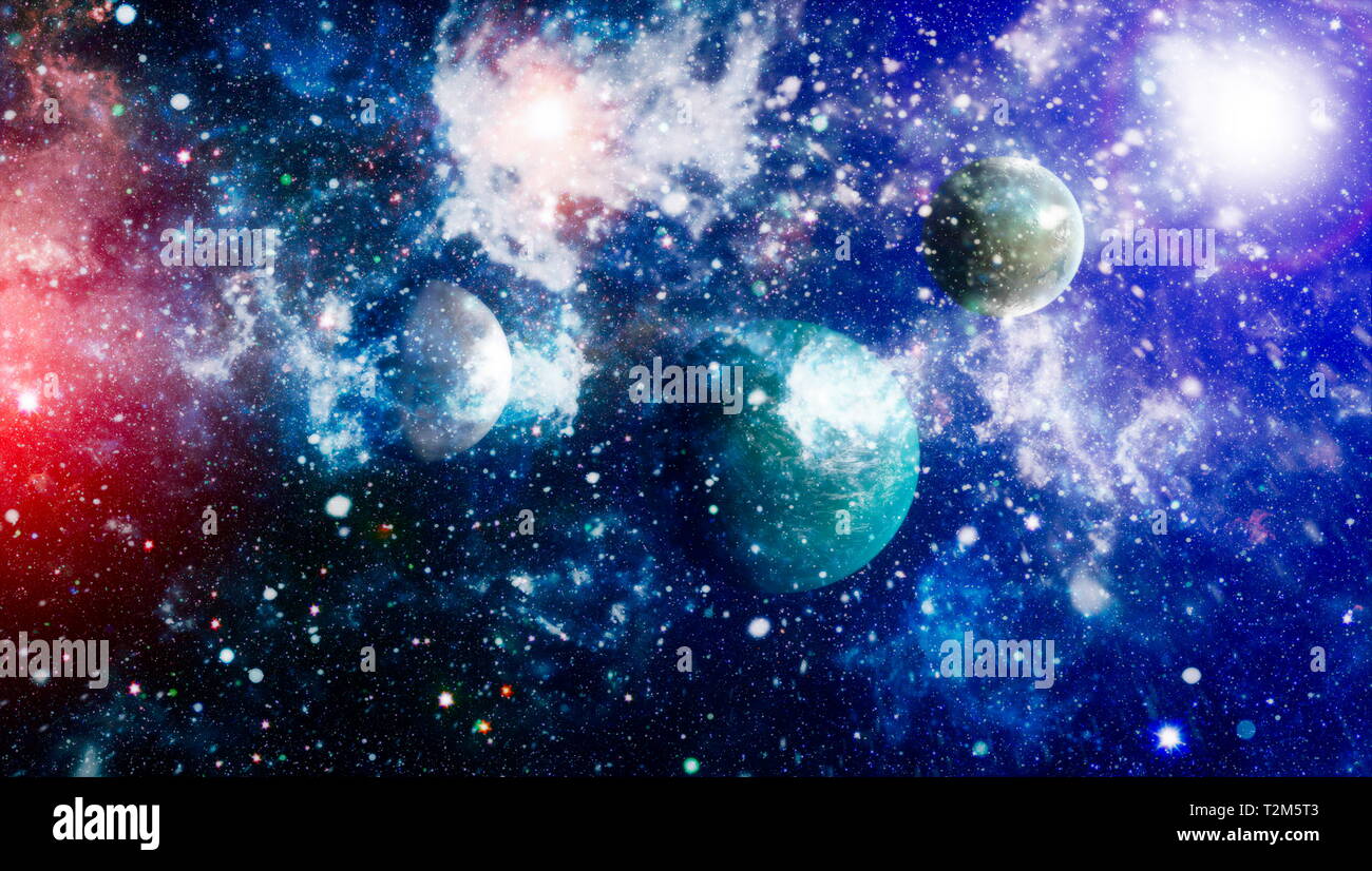 Colorful deep space. Universe concept background. Elements of this ...