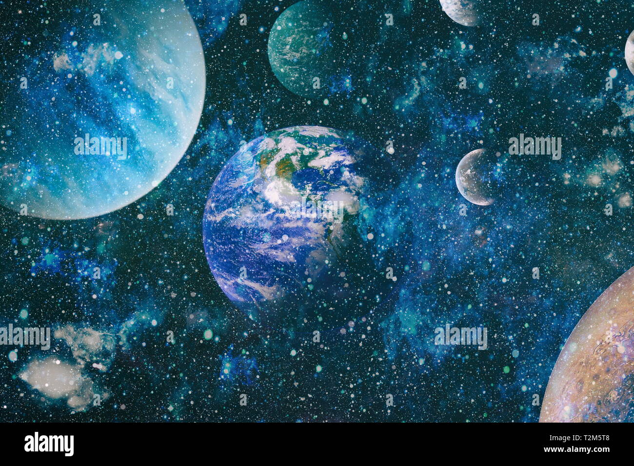 Colorful deep space. Universe concept background. Elements of this ...