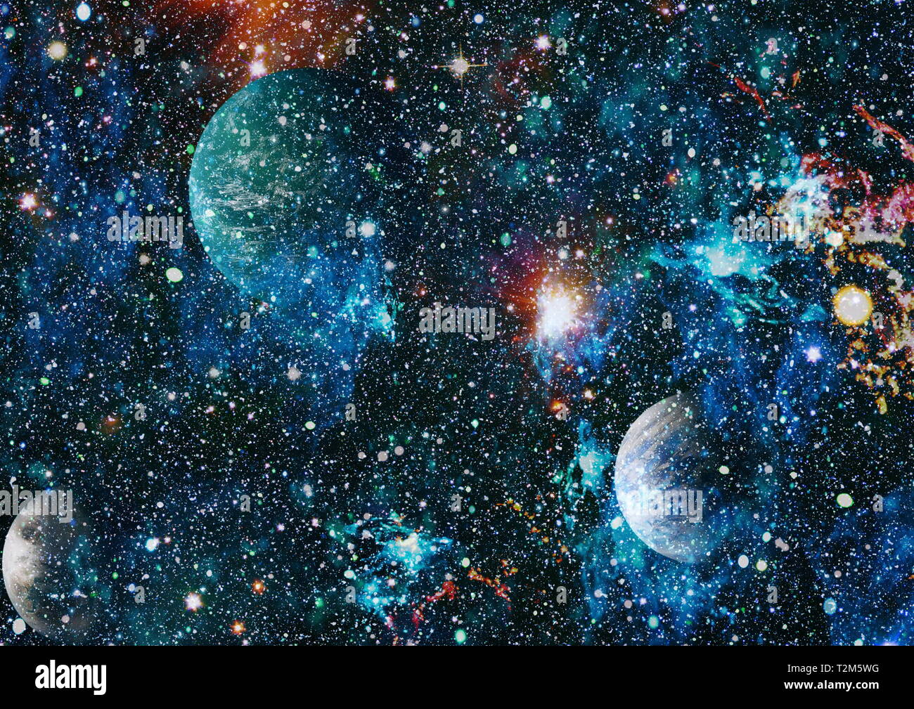 Colorful deep space. Universe concept background. Elements of this ...