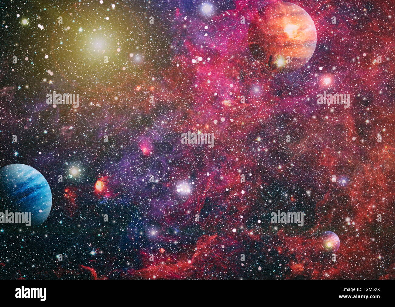 Colorful deep space. Universe concept background. Elements of this ...