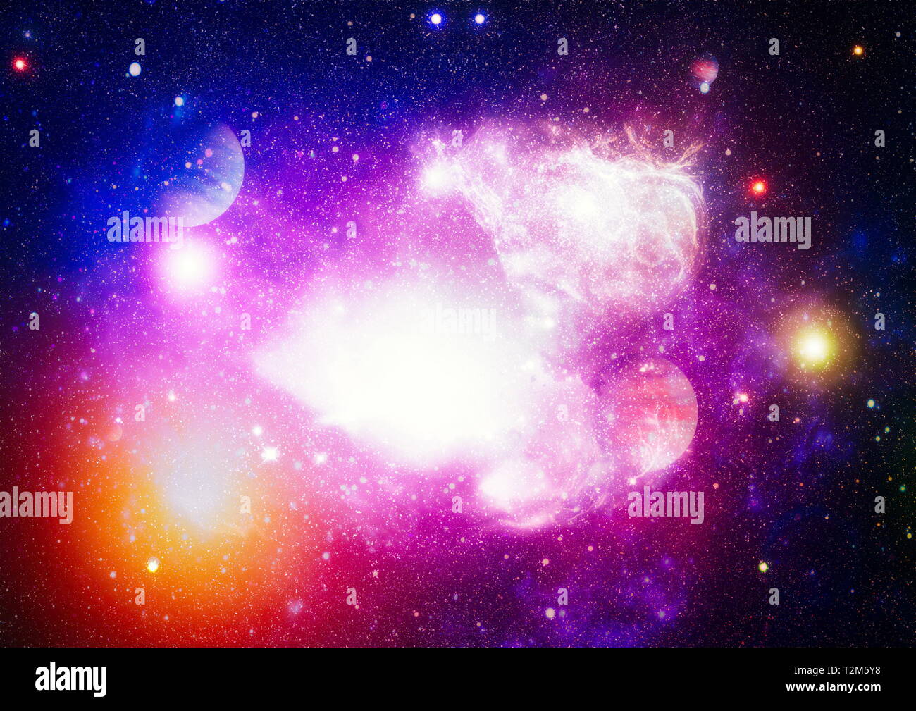 Colorful deep space. Universe concept background. Elements of this ...