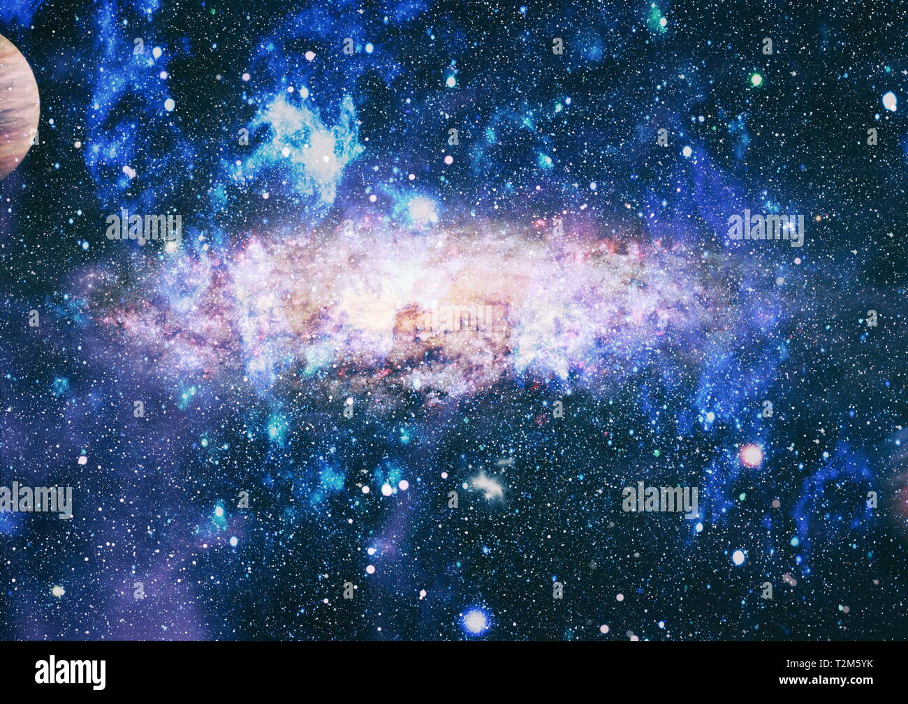 Colorful deep space. Universe concept background. Elements of this ...