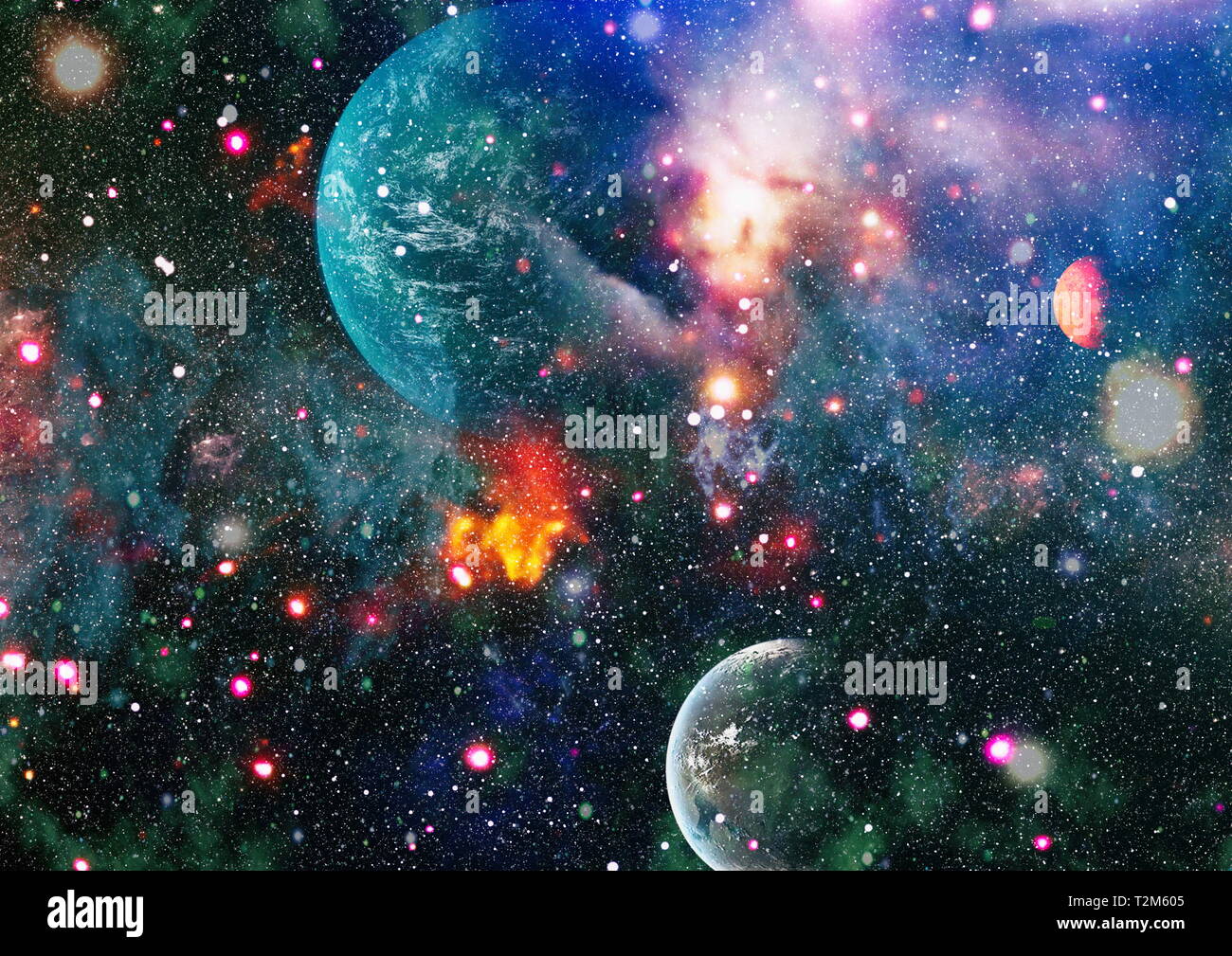 Colorful deep space. Universe concept background. Elements of this ...