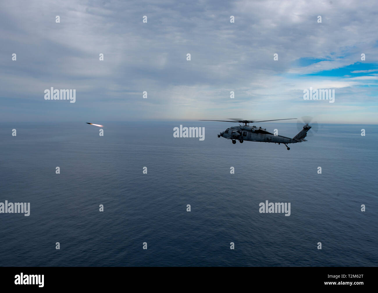 Helicopter sea combat weapons school atlantic hi-res stock photography ...