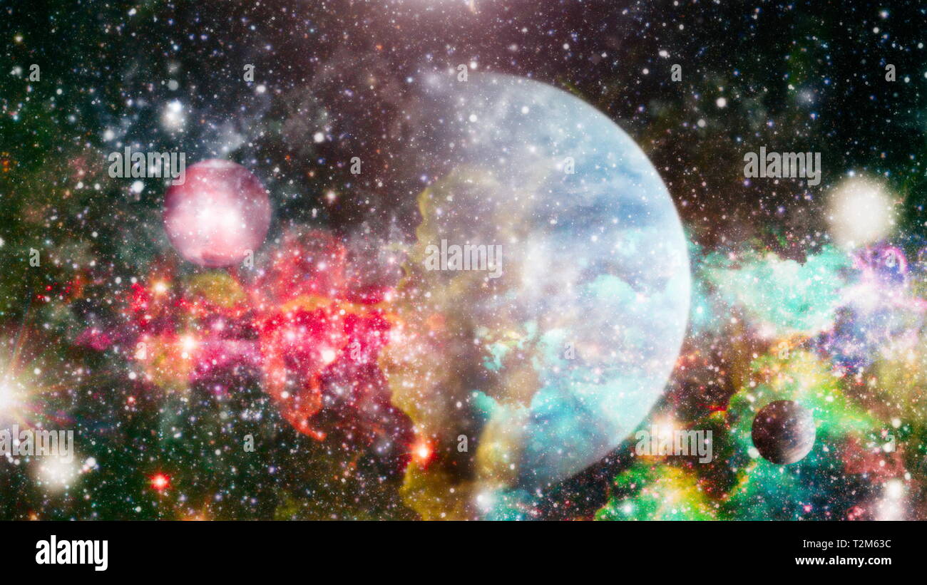 Colorful deep space. Universe concept background. Elements of this ...